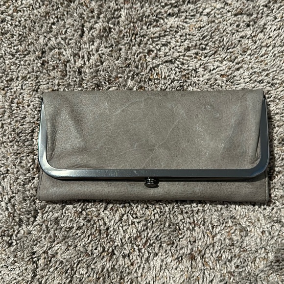 HOBO | Bags | Hobo Rachel Continental Wallet Silver | Poshmark